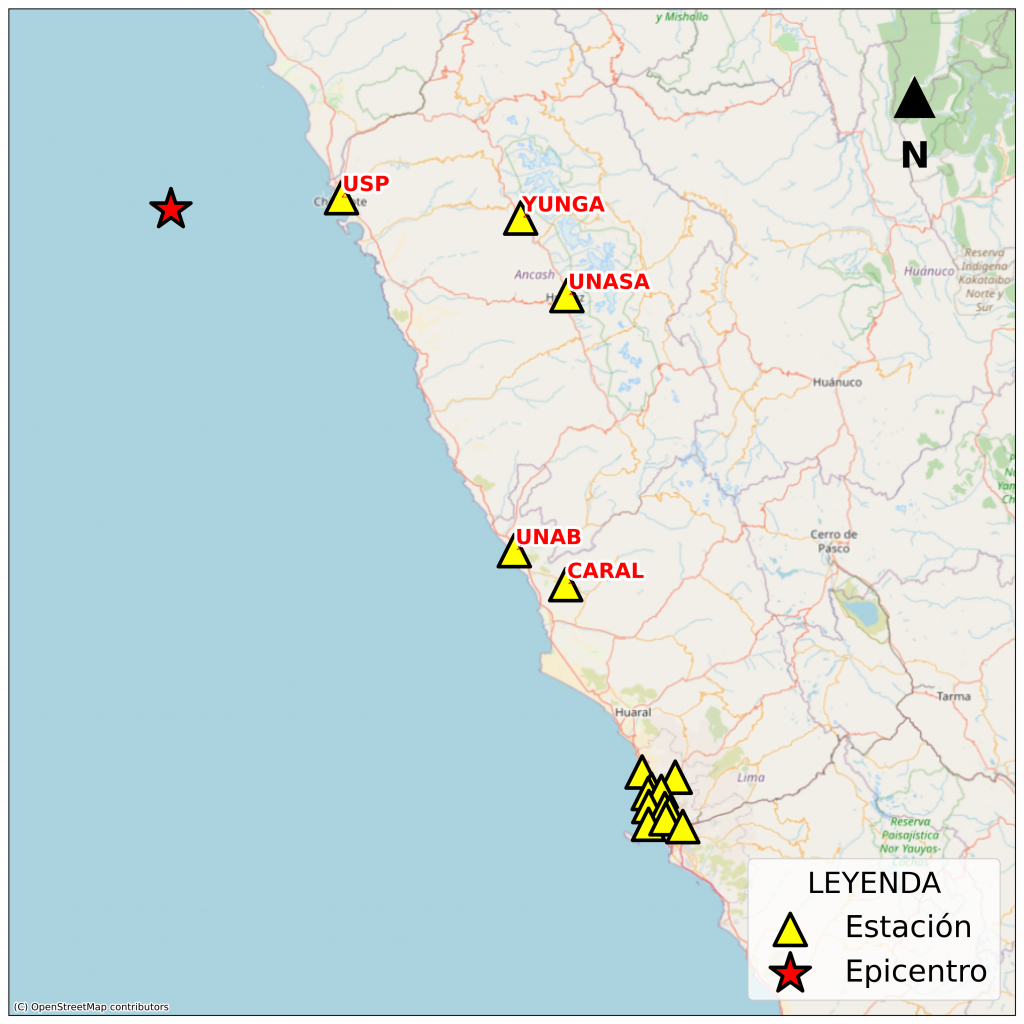 Acelerogramas del sismo de Chimbote, Santa - Ancash, del 23 de ...