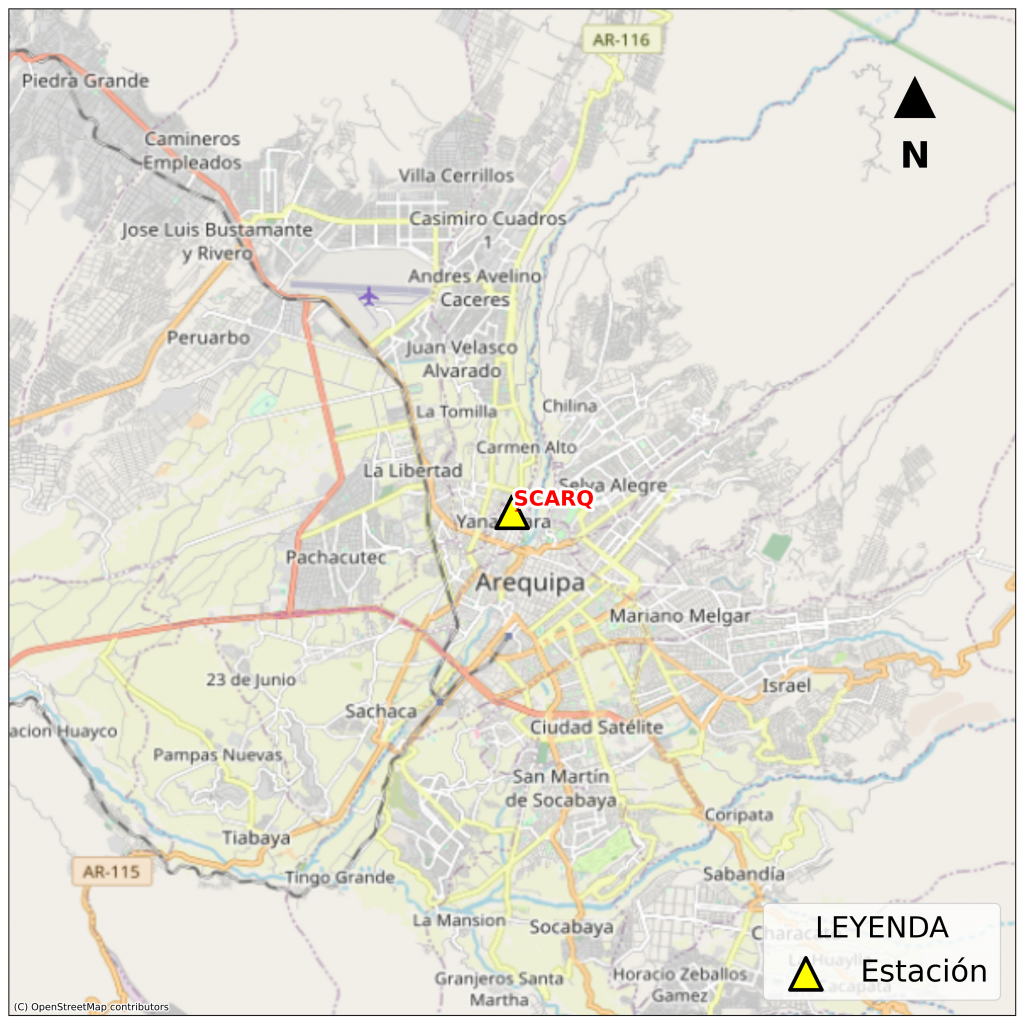 Acelerogramas del sismo de Chivay, Caylloma - Arequipa, del 21 de abril ...