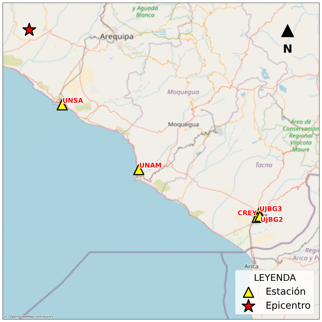 Acelerogramas del sismo de Aplao, Castilla - Arequipa, del 23 de julio ...