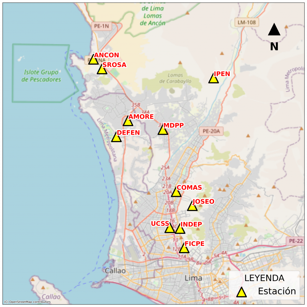 Acelerogramas del sismo de Huacho, Huaura - Lima, del 03 de setiembre ...
