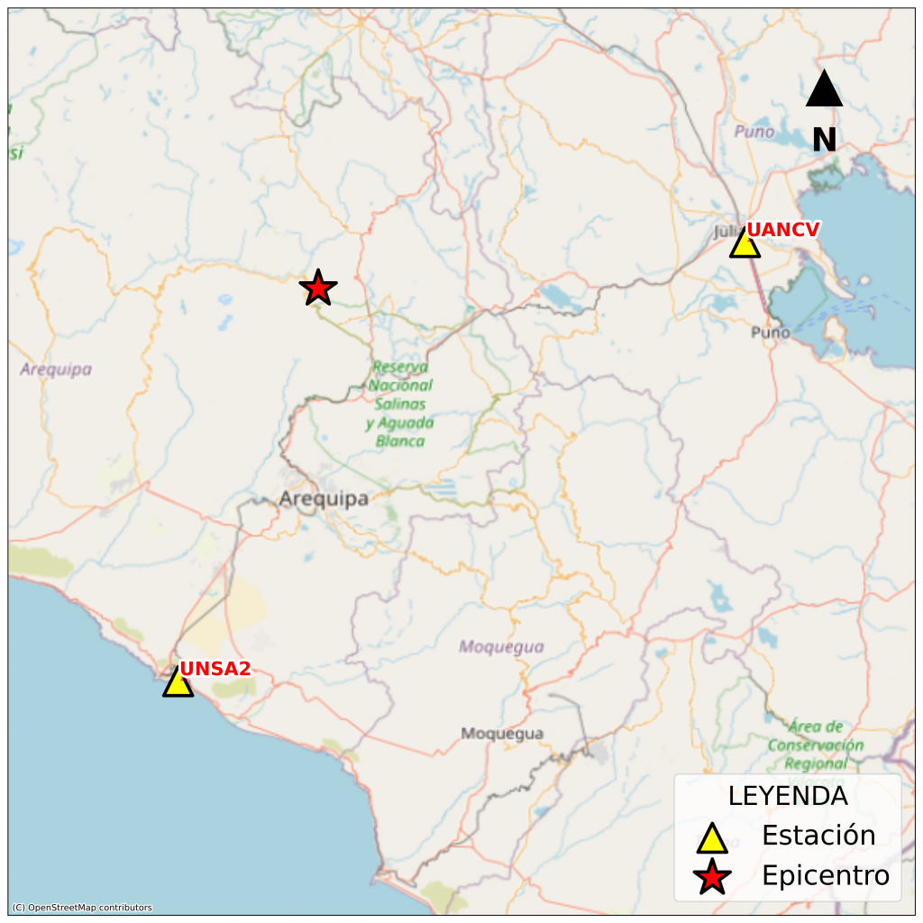Acelerogramas del sismo de Chivay, Caylloma - Arequipa, del 06 de ...