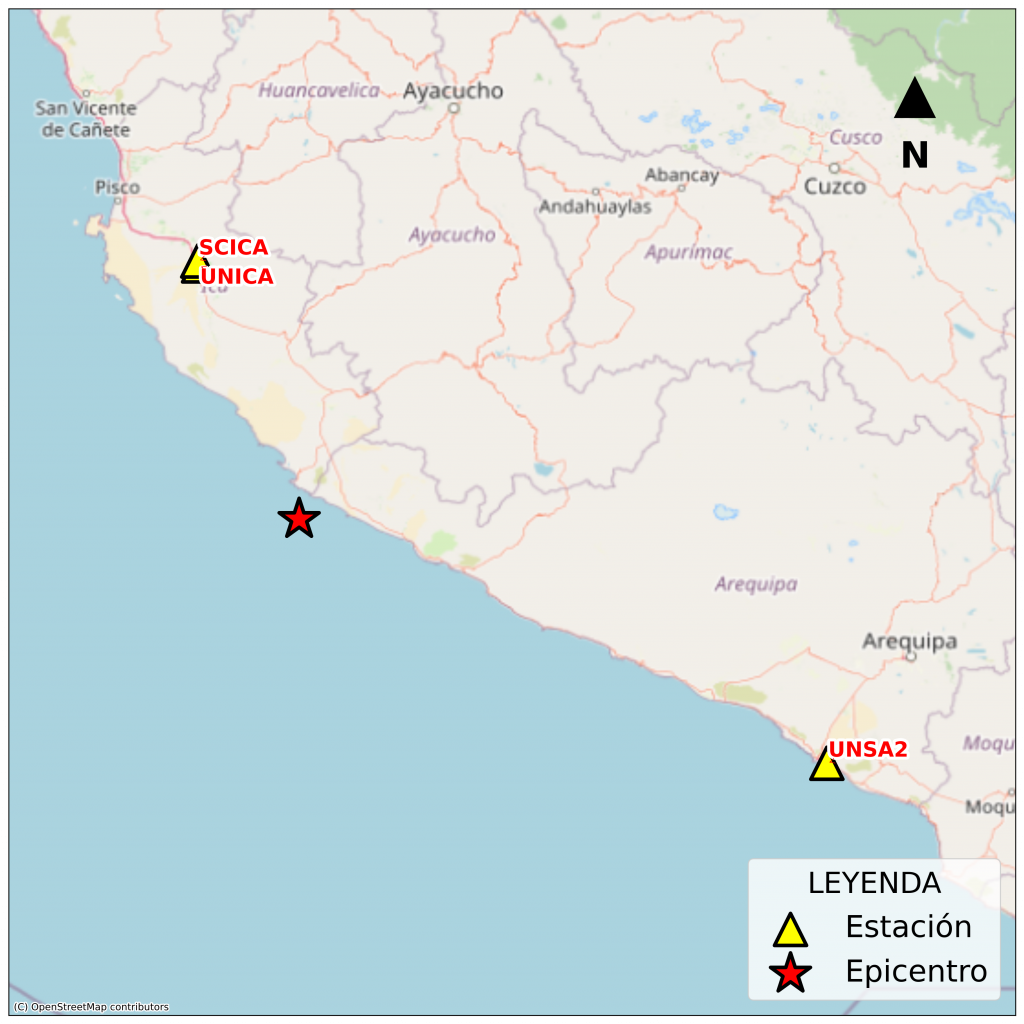 Acelerogramas del sismo de Marcona, Nazca - Ica, del 05 de noviembre de ...