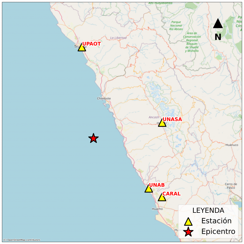 Acelerogramas del sismo de Casma, Casma - Ancash, del 23 de enero de 2025 [REDACIS] - CISMID